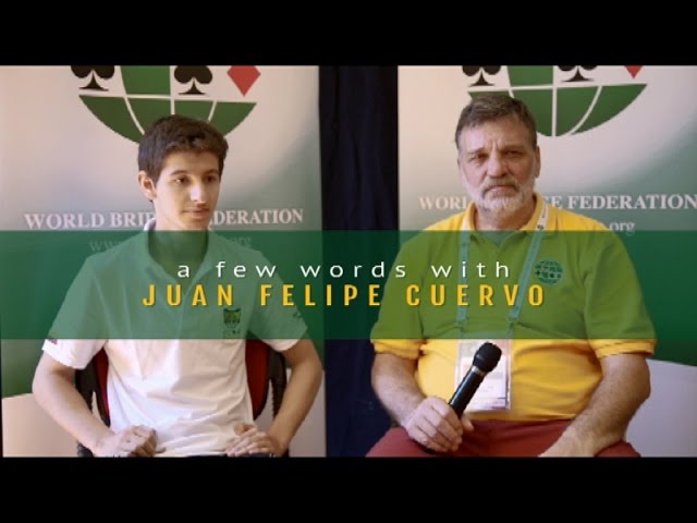 Video Interview: A Few Words With Juan Felipe Cuervo - Youth World Bridge